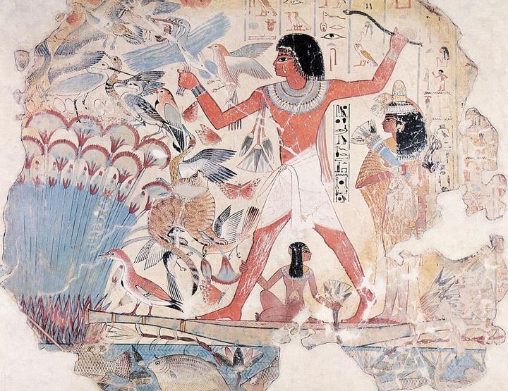 遗失千年的神秘古国的灿烂艺术-中艺汇带你欣赏古埃及壁画 - 知乎