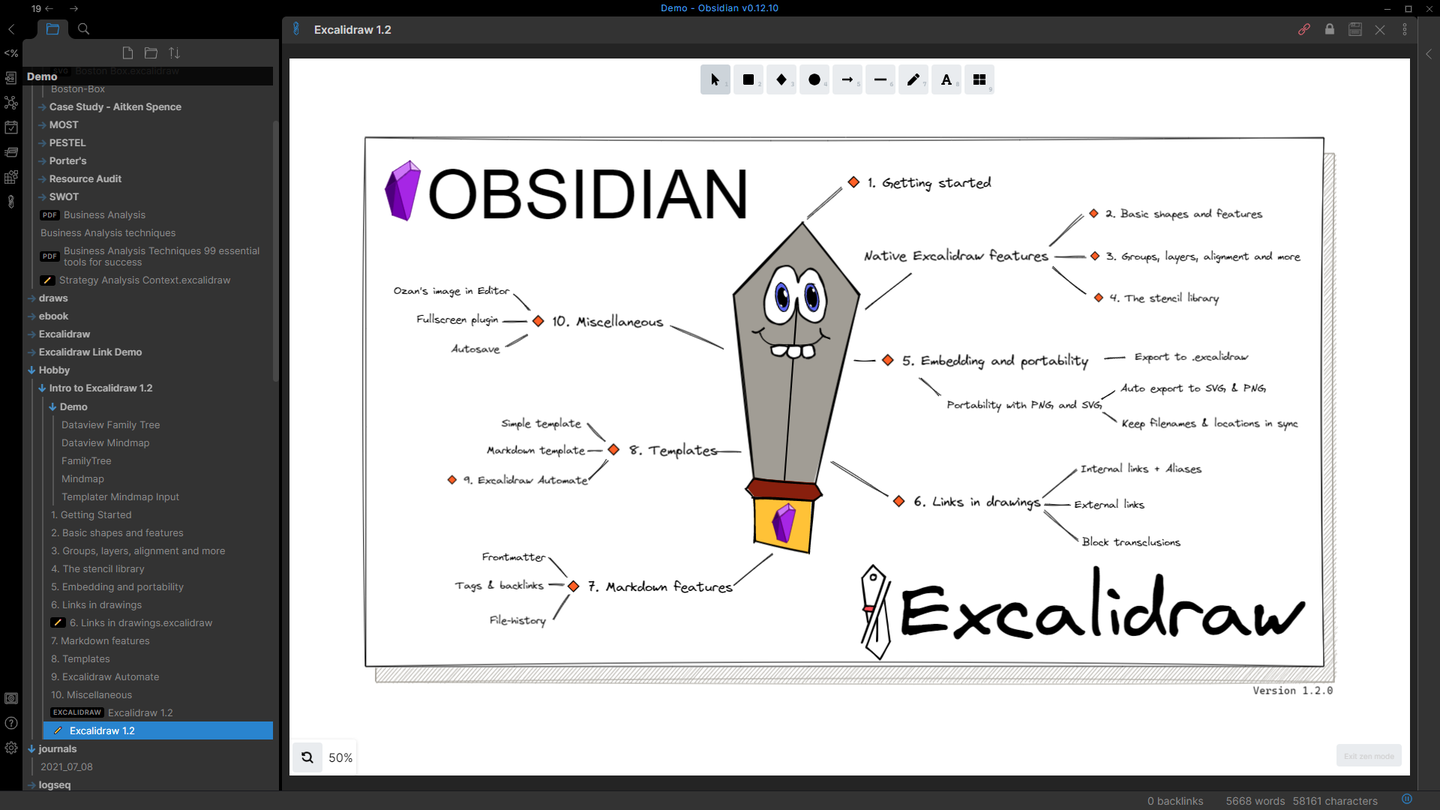 【工具学习】Obsidian - Excalidraw插件 - 中文手写体设置 - 知乎