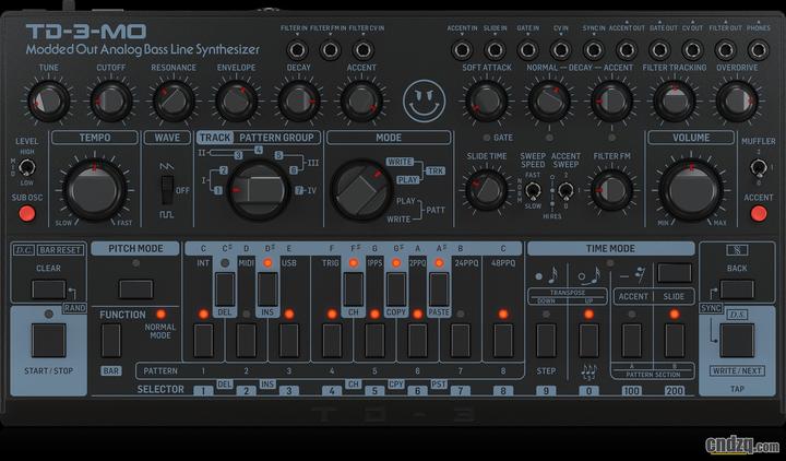 百灵达发布黑色改装款贝司合成器：TD-3-MO-BK - 知乎