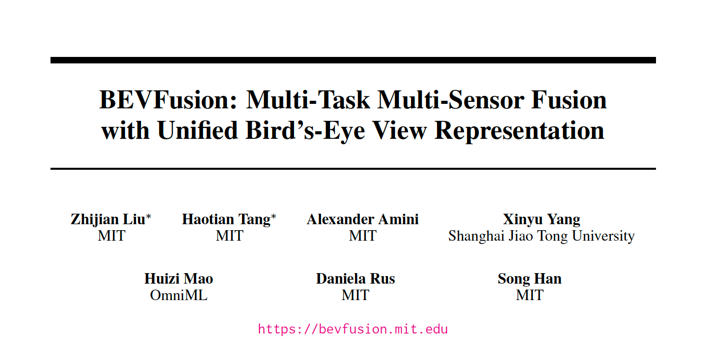 多模态融合-BEVFusion解读（一） - 知乎