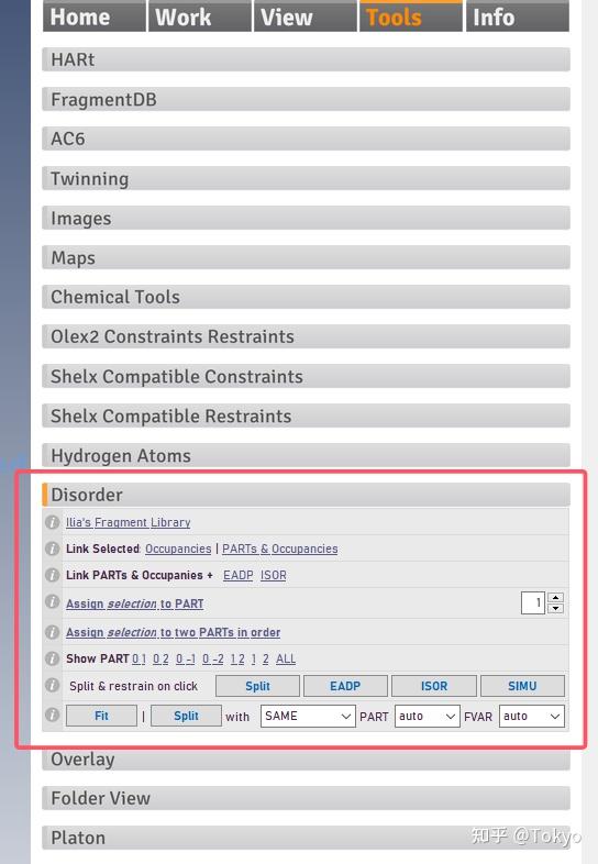Olex2软件中无序工具布局 - 知乎