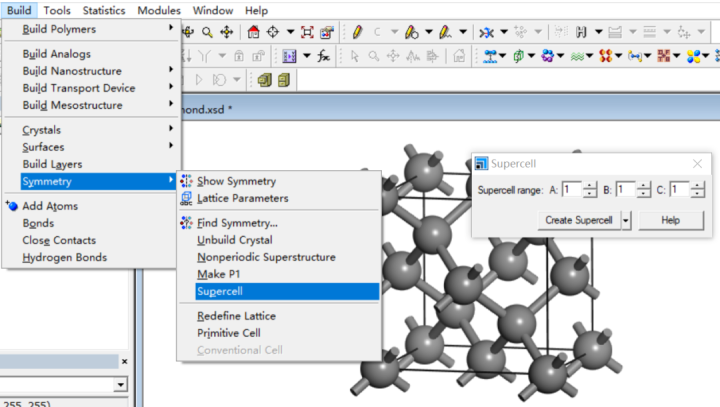 Materials Studio入门到精通【9】关于超晶胞的问题 - 知乎