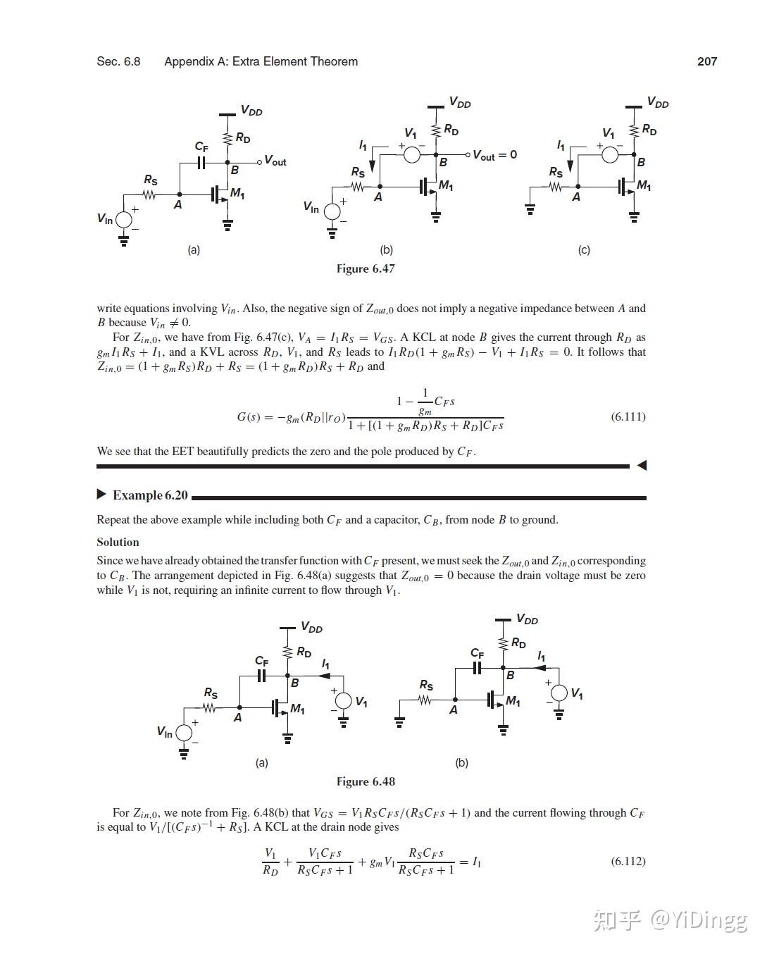 Calculate CS Transfer Function using EET (用额外元件定理 EET 计算共源放大器的传递函数) - 知乎