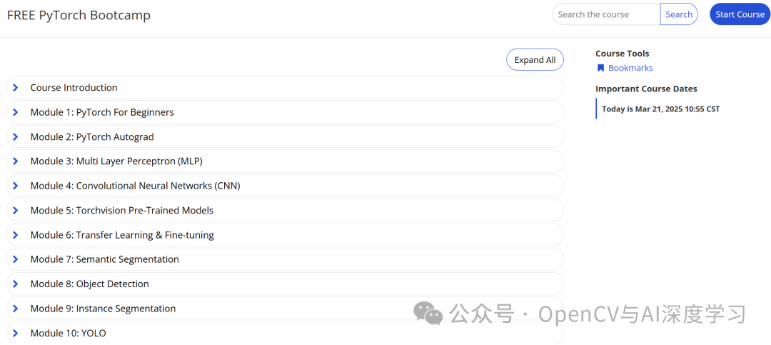 OpenCV官网上新了免费的PyTorch和OpenCV视频教程 - 知乎