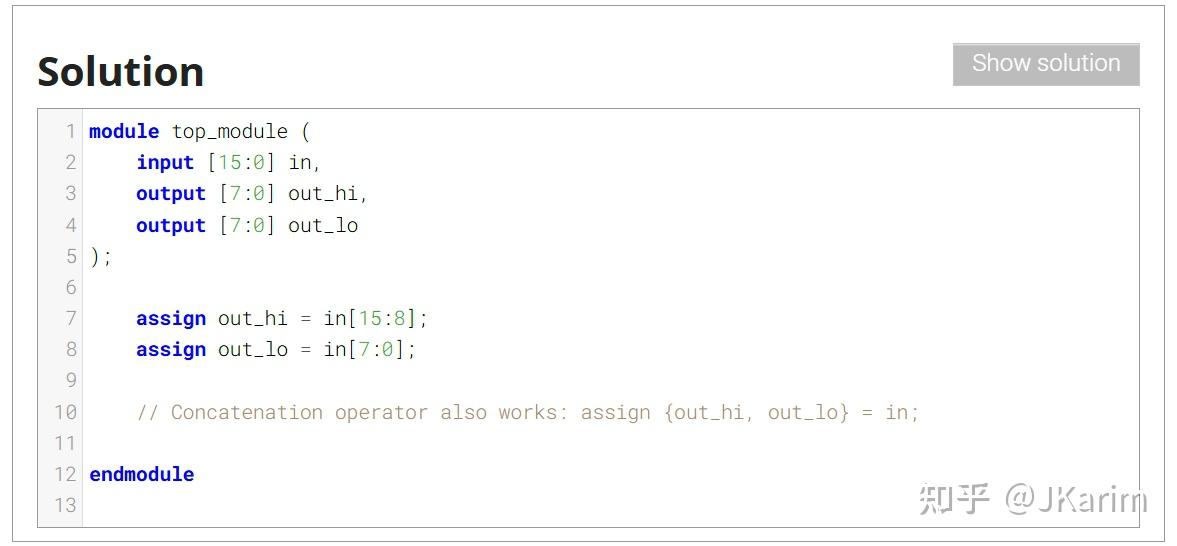 HDLBits题解及答案记录（1~19） - 知乎