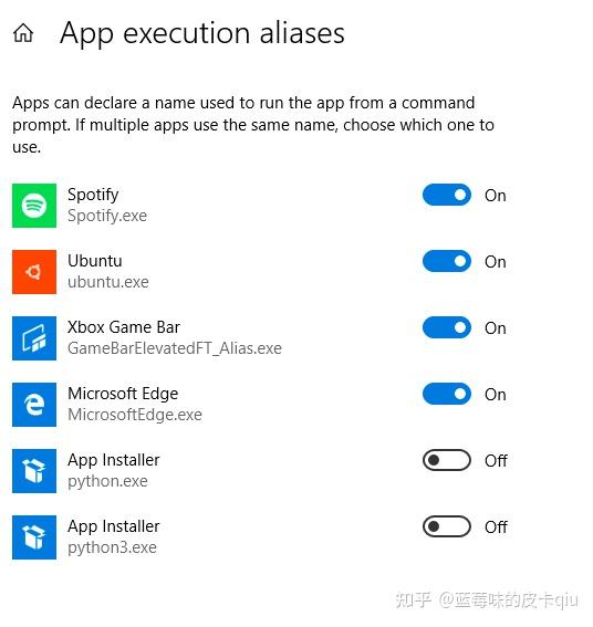Windowsapp里的Python.exe和Python3.exe无法删除? - 知乎