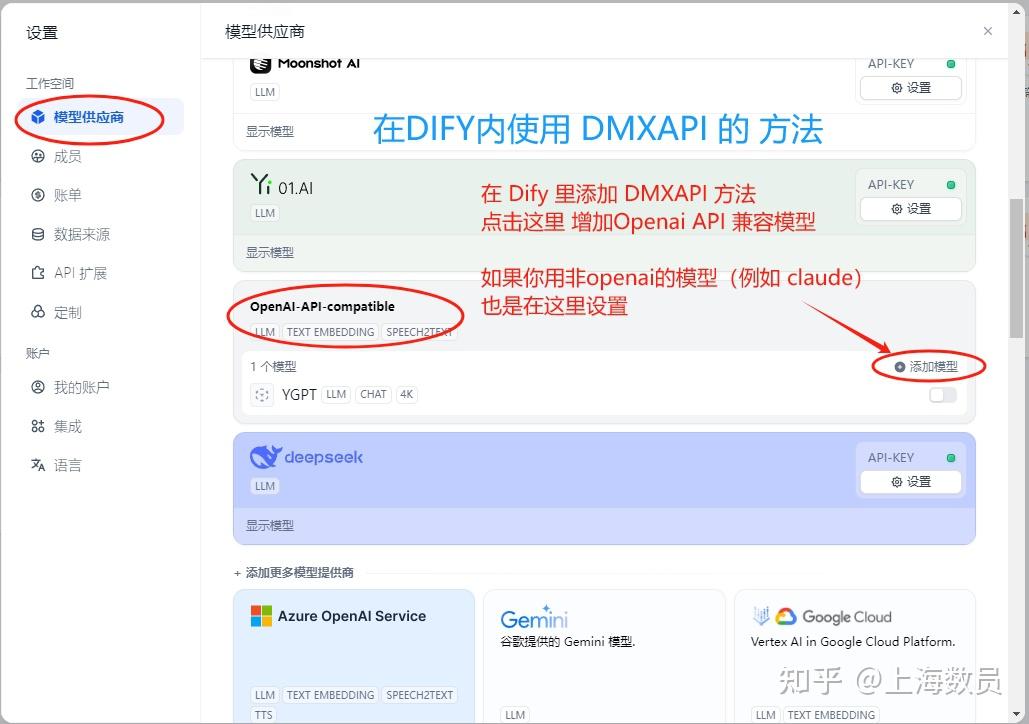 【图文】Dify接入7折OpenAI API 和 Claude3.5详细操作 - 知乎
