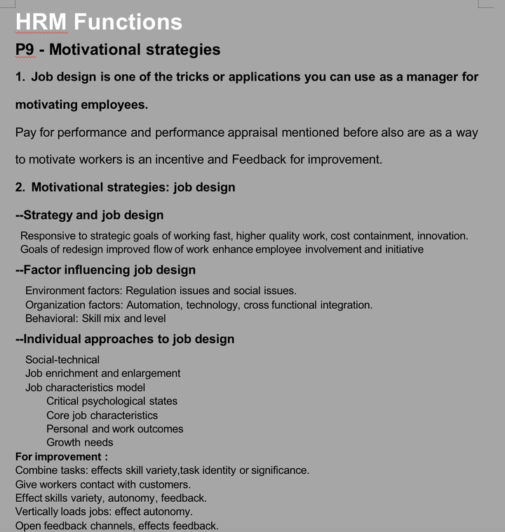 HRM Functions P9 - Motivational strategies - 知乎