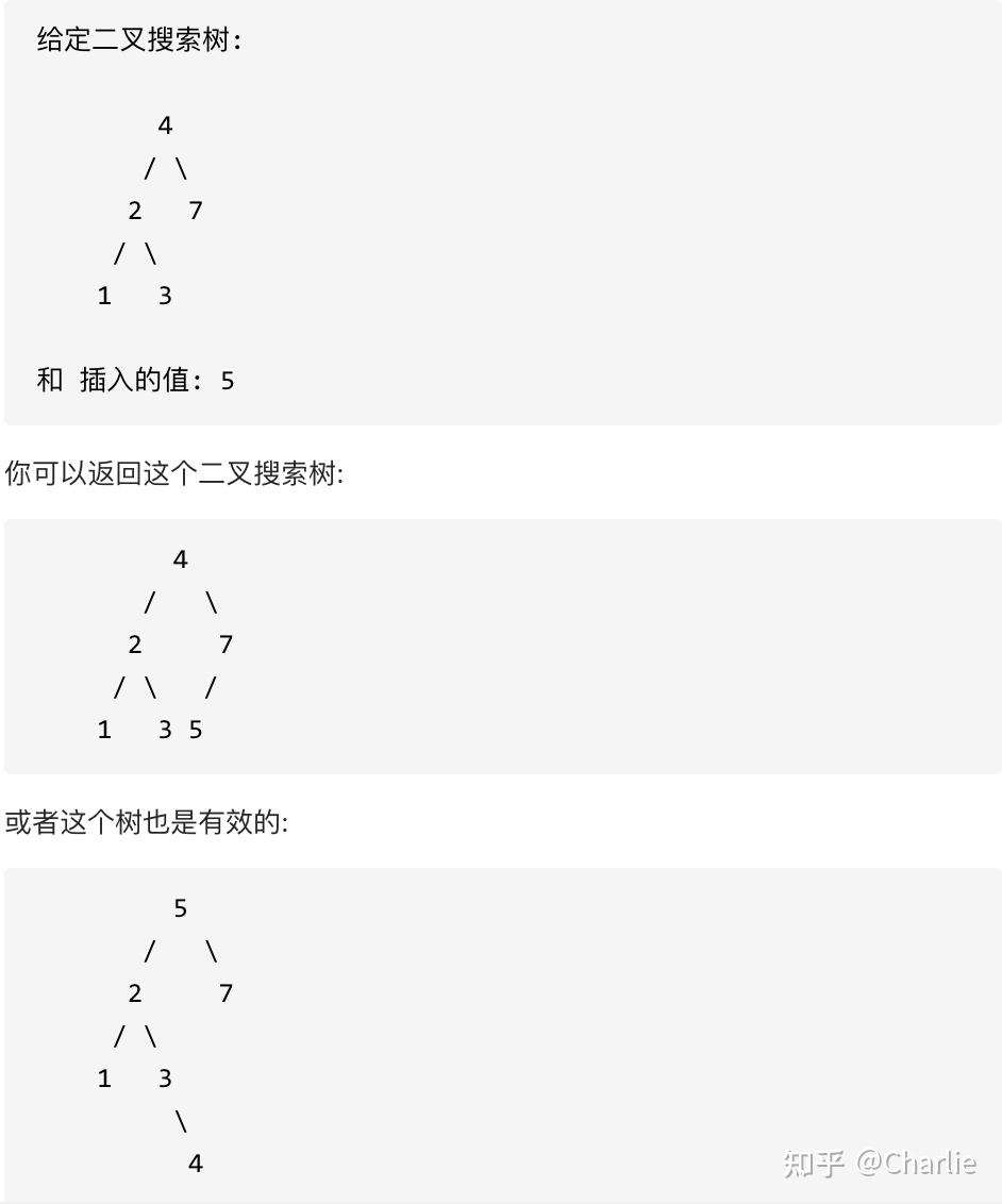 【leetcode二叉树17】在二叉搜索树中插入或删除某个值（涉及重构二叉树、链表基础、以及内存泄漏问题） 知乎 0295