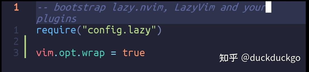 [ Neovim | LazyVim ] Neovim 自动换行（自动折行）配置 - 知乎