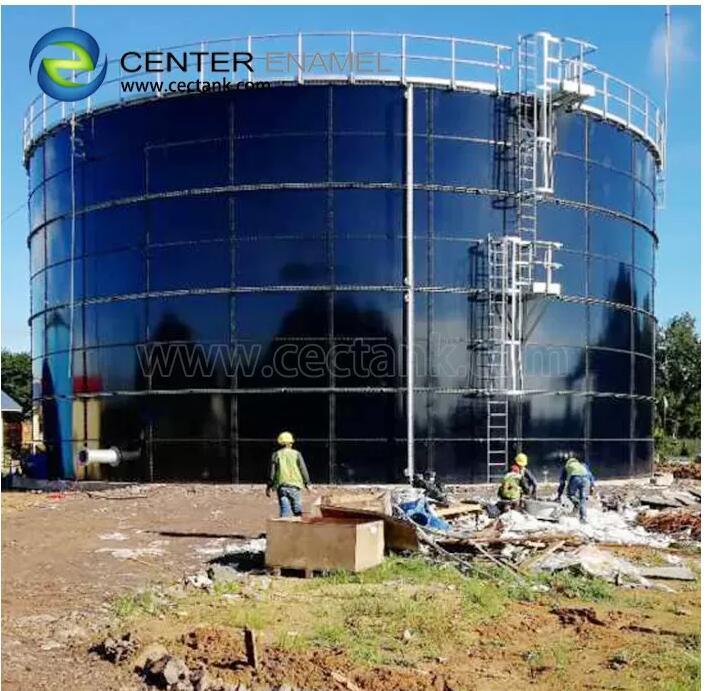 Abrasion Resistance Glass Lined Steel Anaerobic Digester Tank For ...