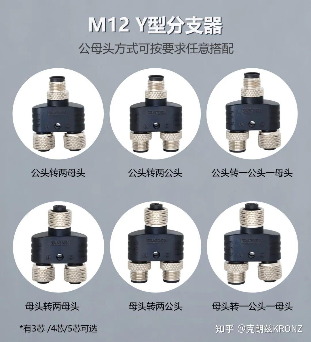 工业布线效率低？试试克朗兹 M12 Y 型分支器 - 知乎