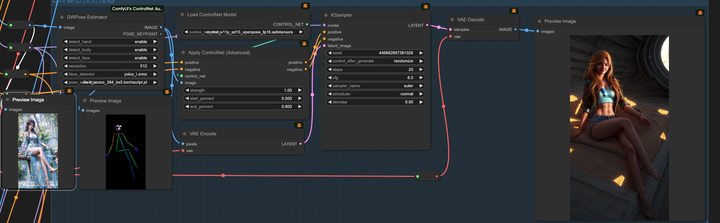 【comfyui】40个工作流一次让你彻底掌握controlNet的使用场景(3)-openpose - 知乎
