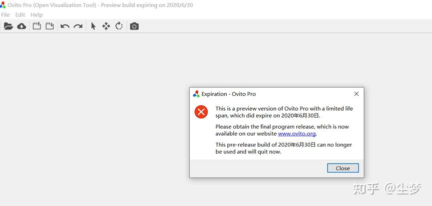 OVITO pro的license过期后的临时解决办法 - 知乎