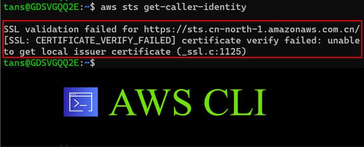AWS CLI SSL: CERTIFICATE_VERIFY_FAILED 错误分析与解决 - 知乎