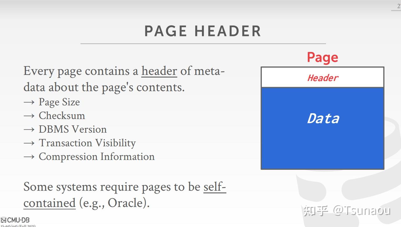 CMU-15-445 Intro to Database Systems 学习笔记 - 知乎