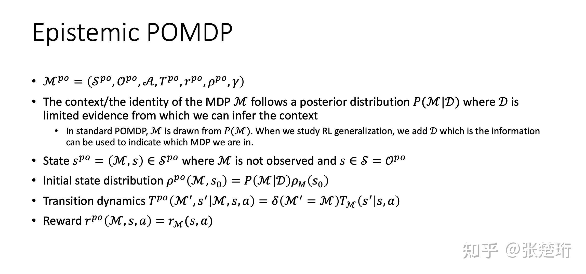 【强化学习 199】RL Generalization as POMDP - 知乎