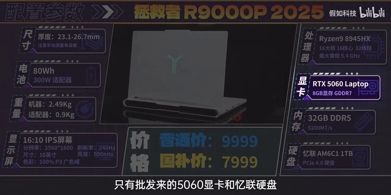 2025款拯救者Y9000P VS R9000P，差价2000块怎么选 - 知乎