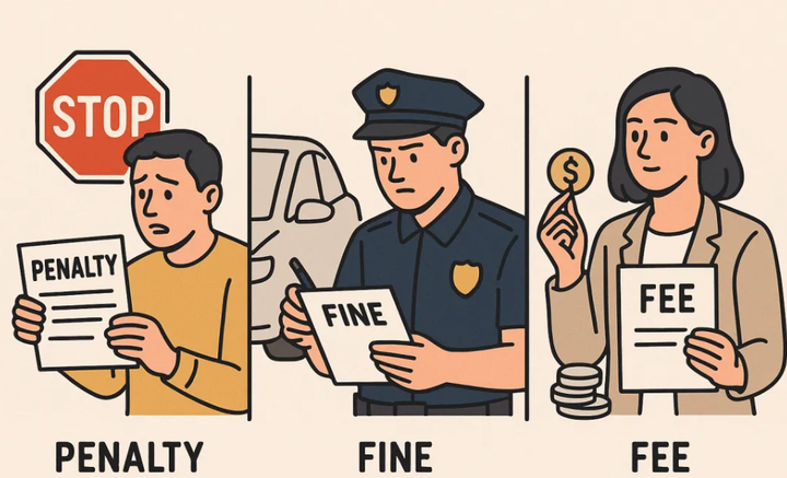 Penalty, Fine, Fee 都是钱，如何区分呢？ - 知乎