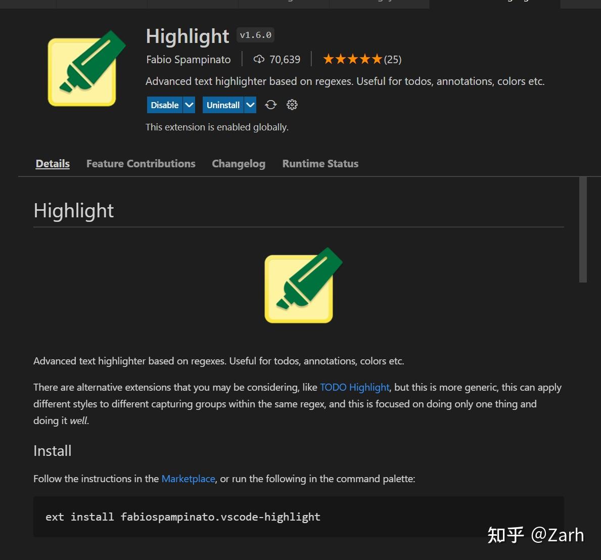 vscode 插件 "Highlight"——使用正则表达式高亮所有你想高亮的文本 - 知乎