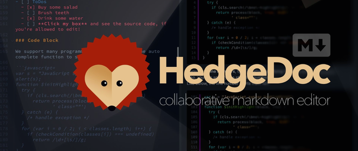 创作不受限， Docker部署一个支持协作的在线 Markdown 编辑器『HedgeDoc』 - 知乎