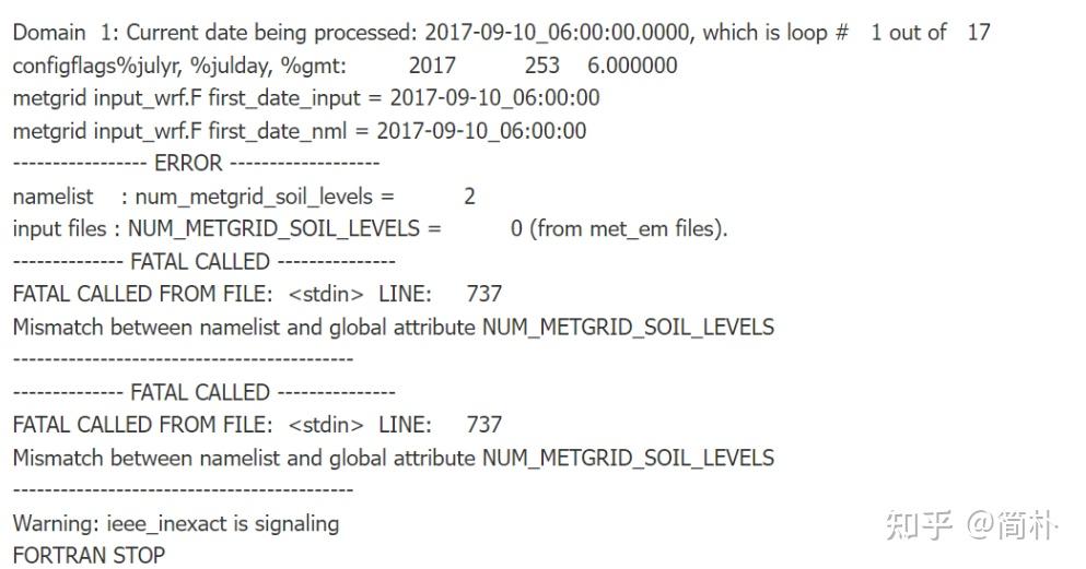 WRF-运行报错问题解决方法总结 - 知乎