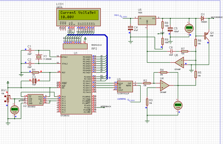 64-基于51单片机的可调直流稳压电源Proteus仿真（源码+仿真+全套资料） - 知乎
