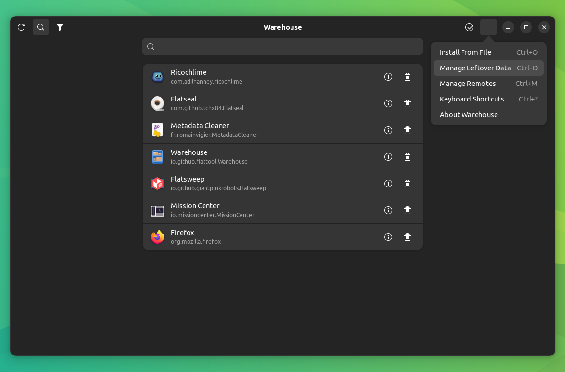 Warehouse：管理 Flatpak 应用的强大工具 | Linux 中国 - 知乎