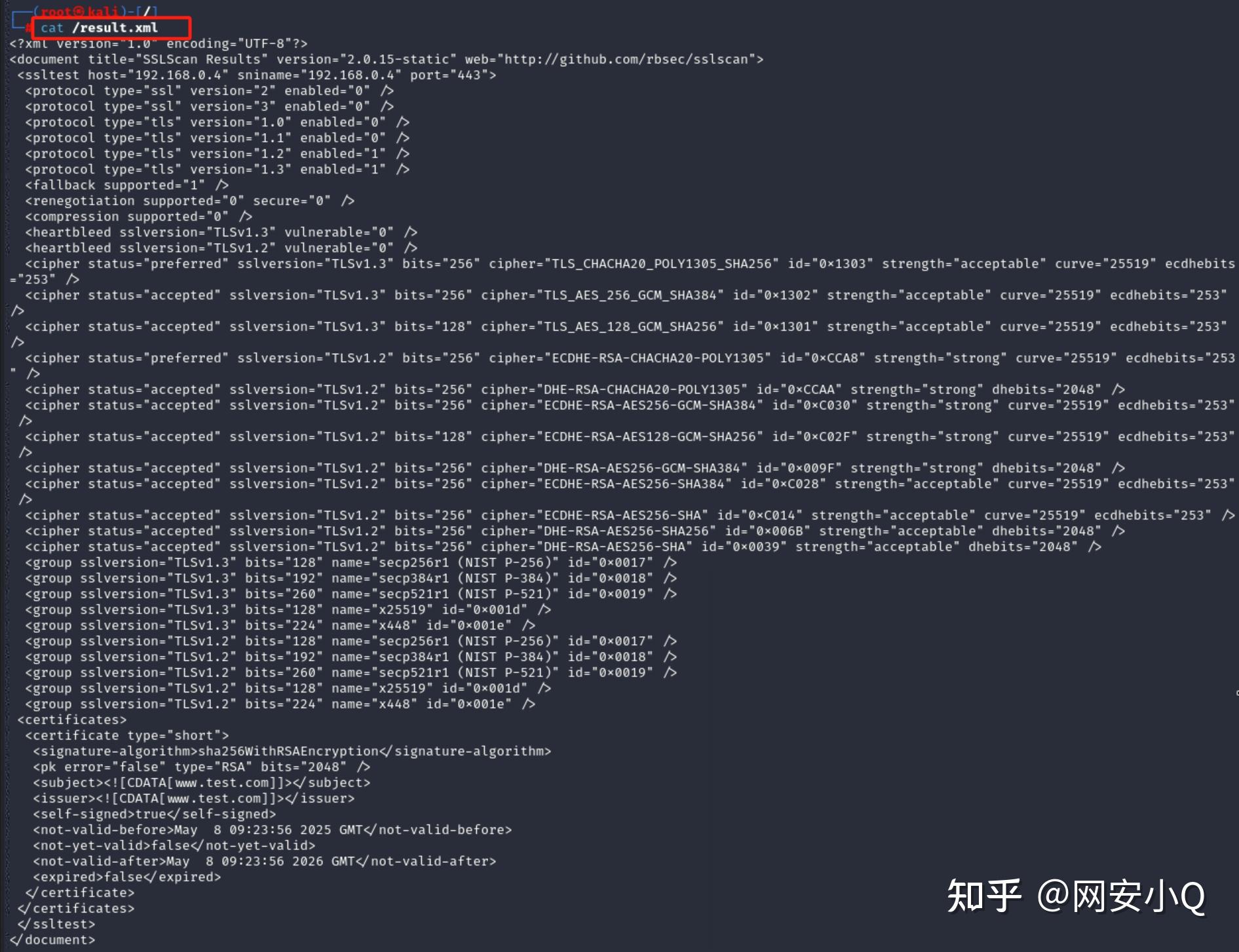 kali工具集-sslscan安全检测与HTTPS服务器部署实践 - 知乎