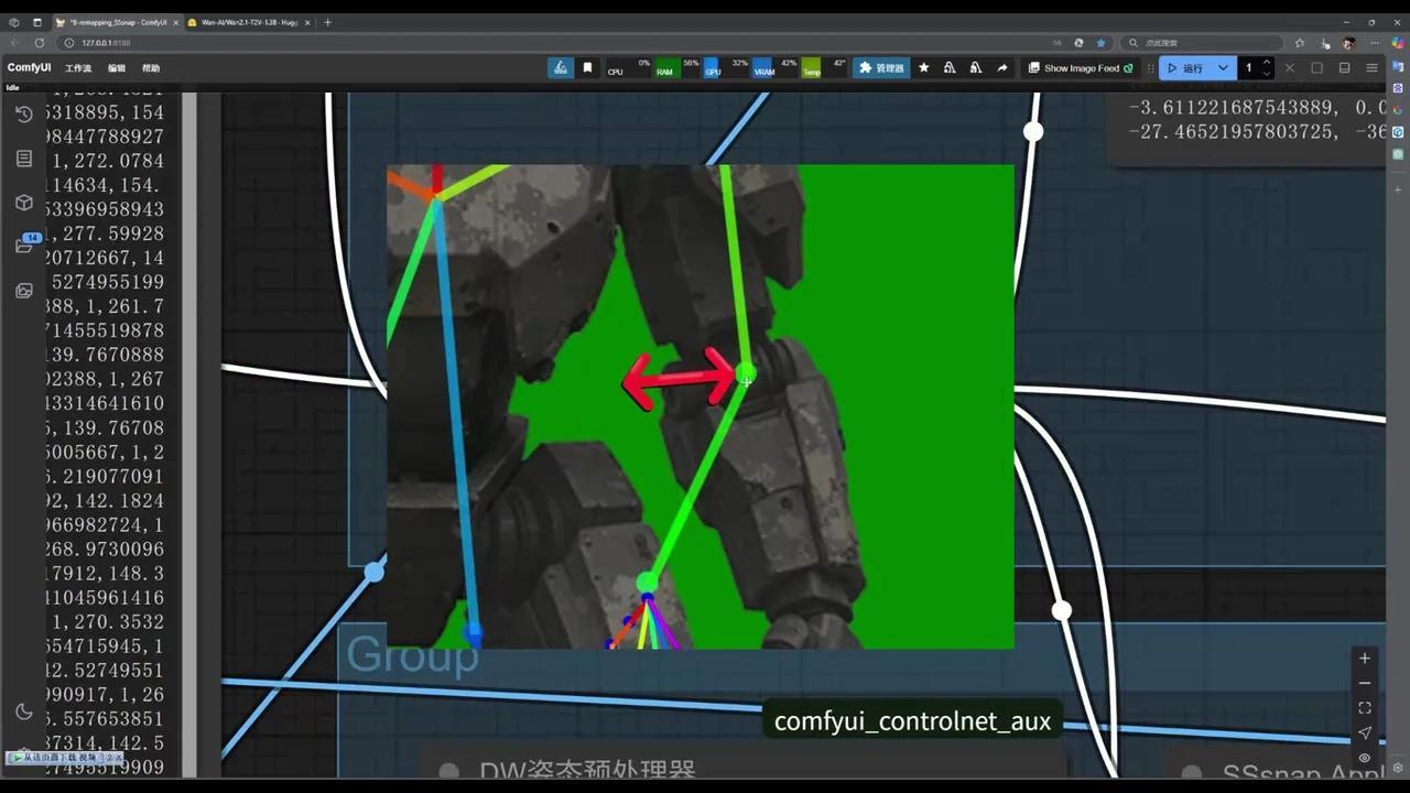 Comfyui_Openpose骨骼迁移 + wan2.1 fun control - 知乎