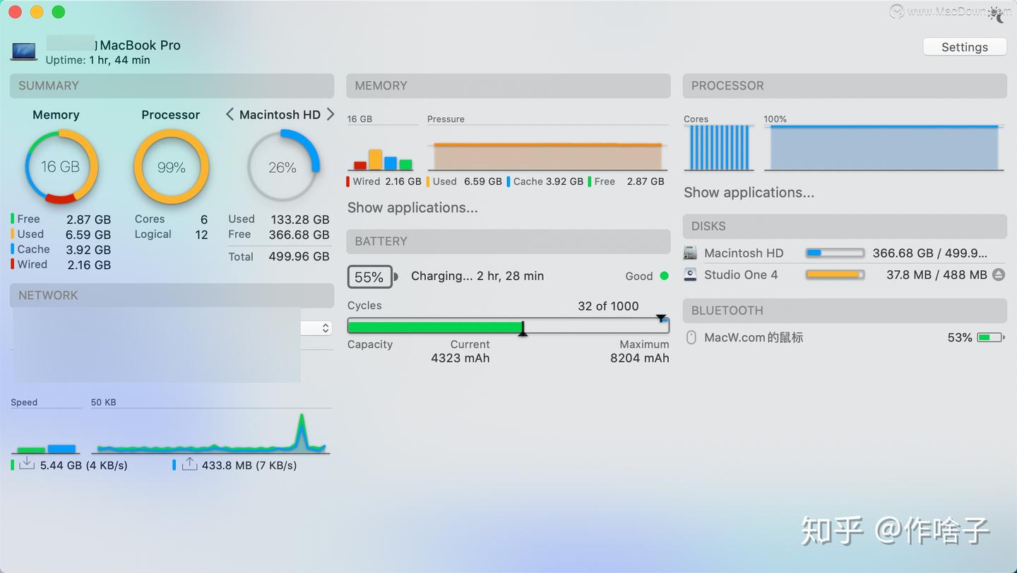 iStatistica——mac系统监控软件 - 知乎