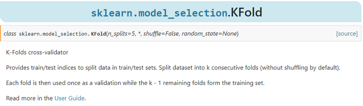 sklearn函数：KFold（分割训练集和测试集） - 知乎