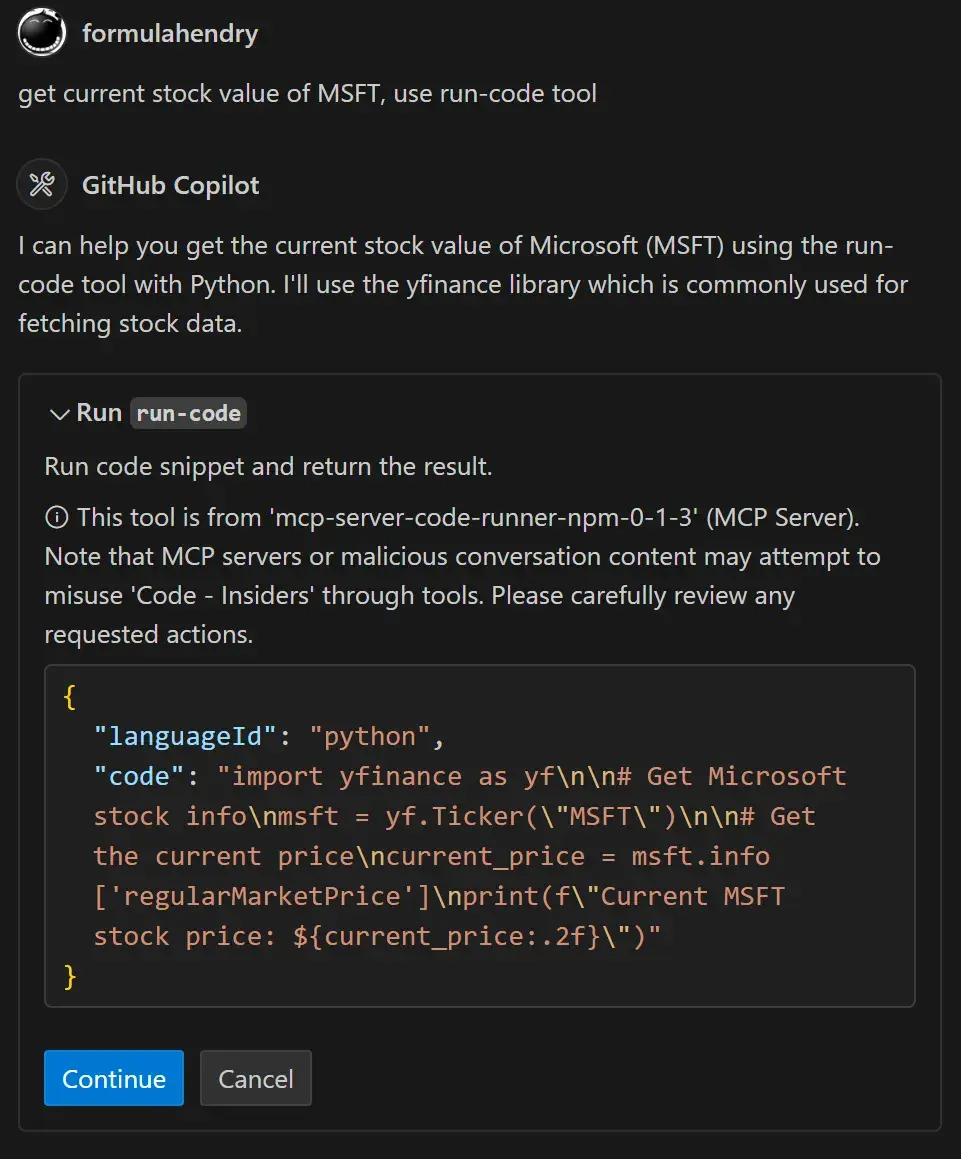Code Runner MCP Server，来了！ - formulahendry - 博客园