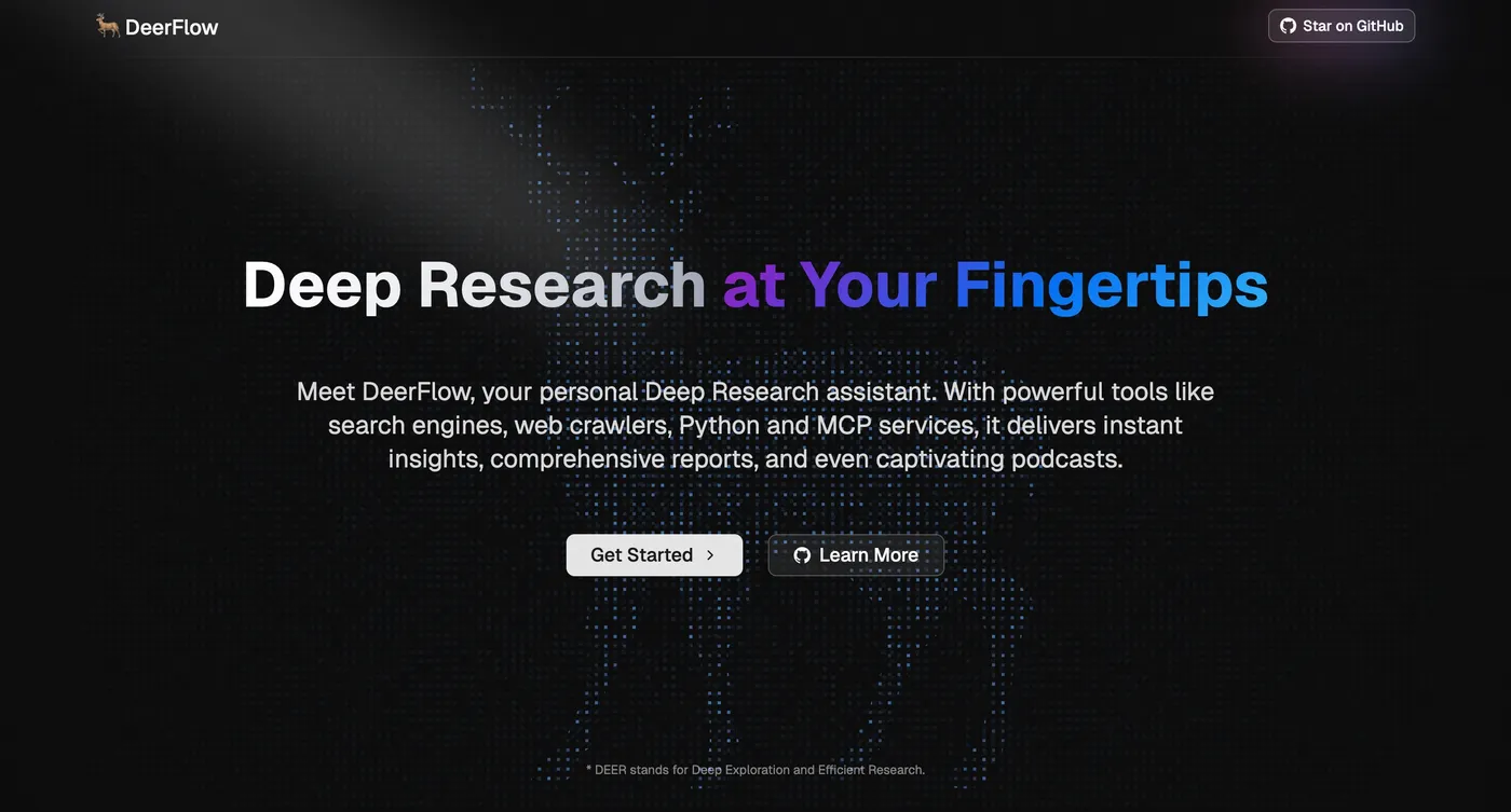 AI 尝鲜：DeerFlow，可以使用 MCP 的深度研究工具 - 知乎