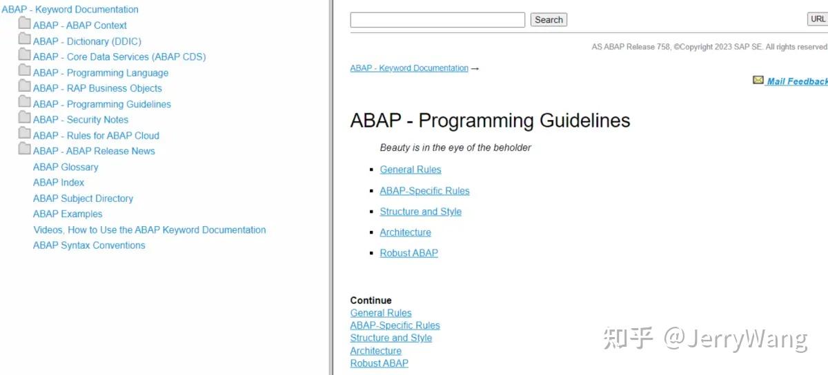 SAP 官方 ABAP 编程规范（2023 版） - 知乎