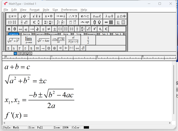 小杨研学(8)-了解Mathtype软件 - 知乎