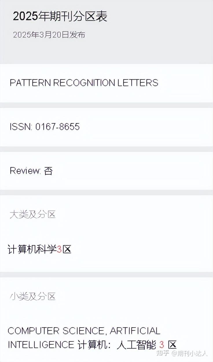 从国人友好到高效发表《Pattern Recognition Letters》凭这几点成 “香饽饽” - 知乎
