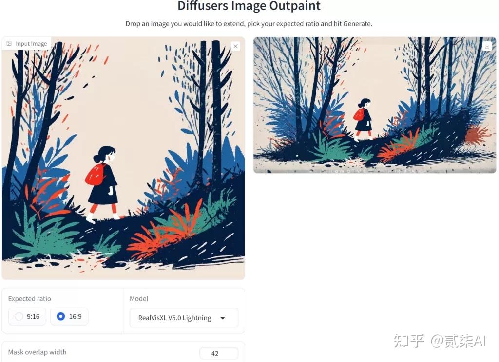 Diffusers Image Outpaint 一款开源的智能图像扩展AI工具 - 知乎
