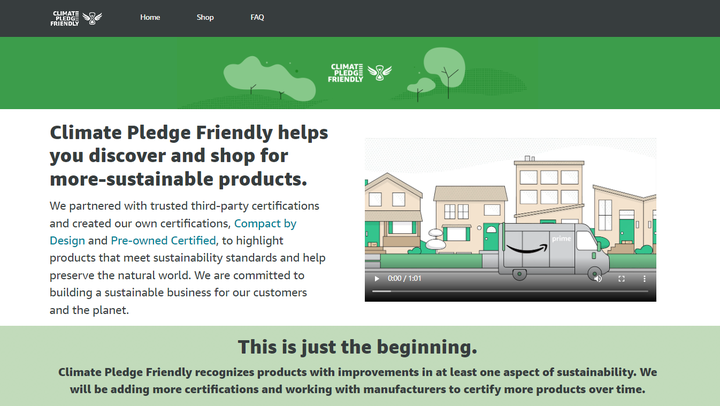 亚马逊气候友好承诺认证Climate Pledge Friendly Certifications如何获得绿标？ - 知乎