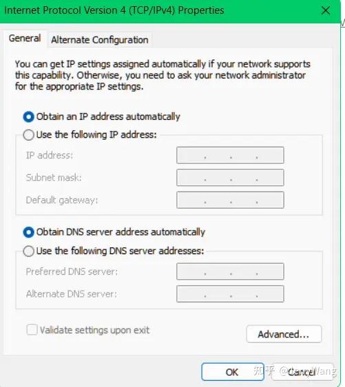 自动获取 DNS server address - 知乎
