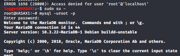 kali连接mysql,提示ERROR 2002 (HY000) - 知乎