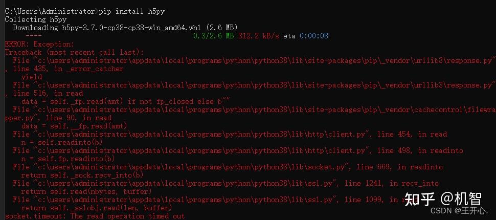 如果解决使用pip安装python库h5py报错 - 知乎