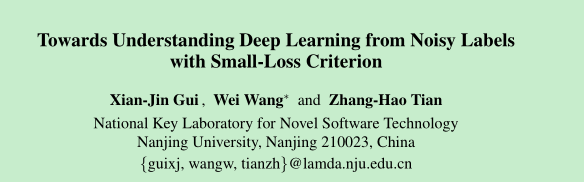 Towards Understanding Deep Learning from Noisy Labels with Small-Loss ...