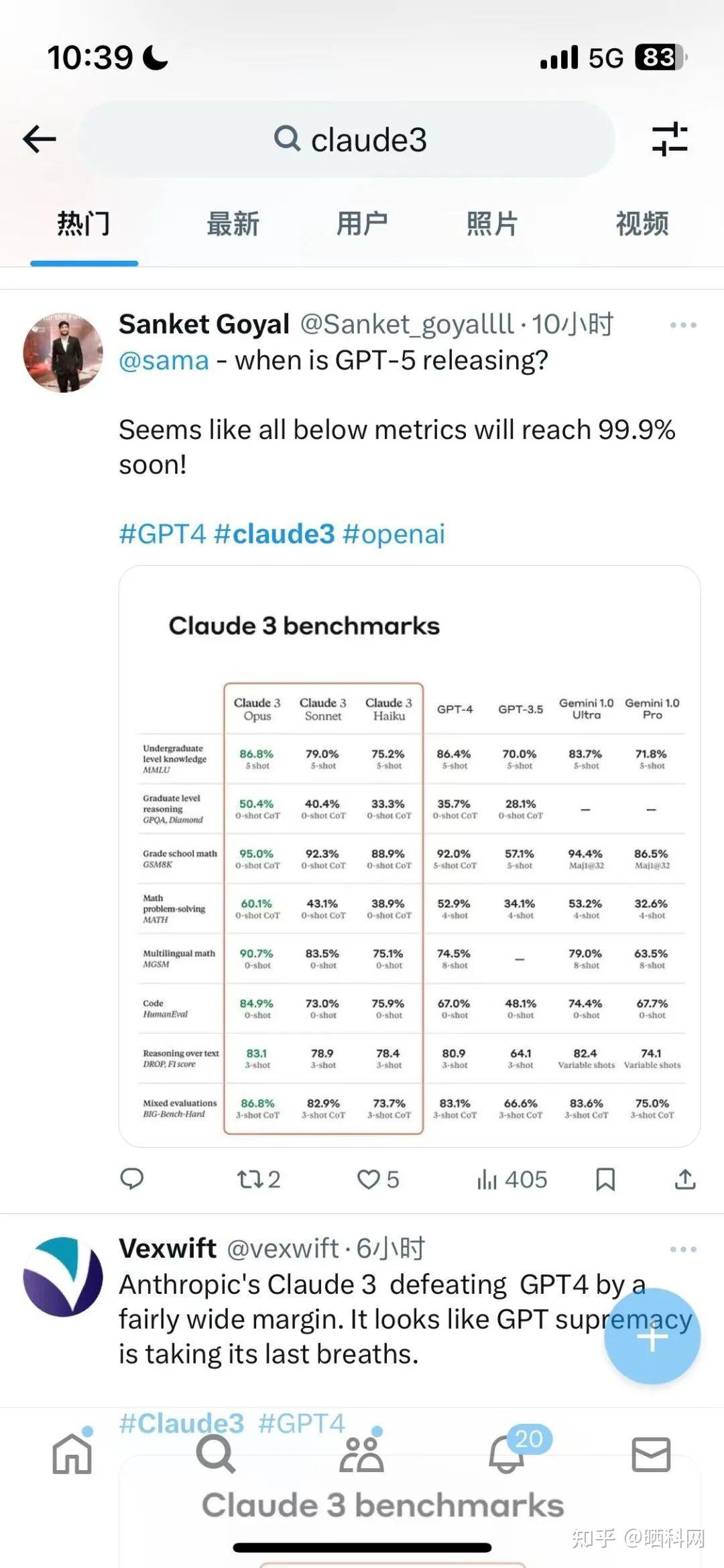 Claude 3惊喜上线：多模态能力比肩GPT-4V - 知乎