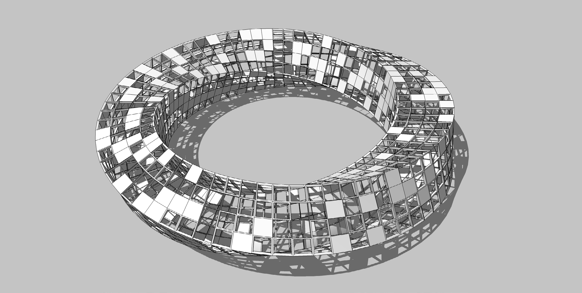 莫比乌斯环SketchUp建模机制解读 - 知乎