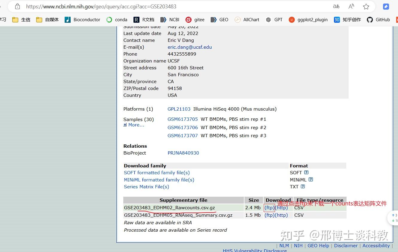 根据GEO的GSE数据集编号自动下载和处理GEO数据教程 - 知乎