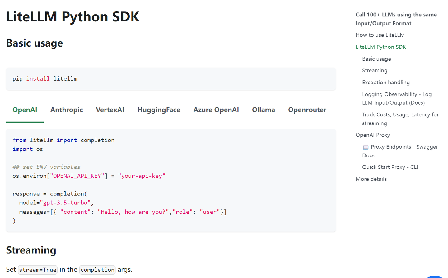 [AI开源]litellm - 简化大模型 API 调用的工具 - 知乎