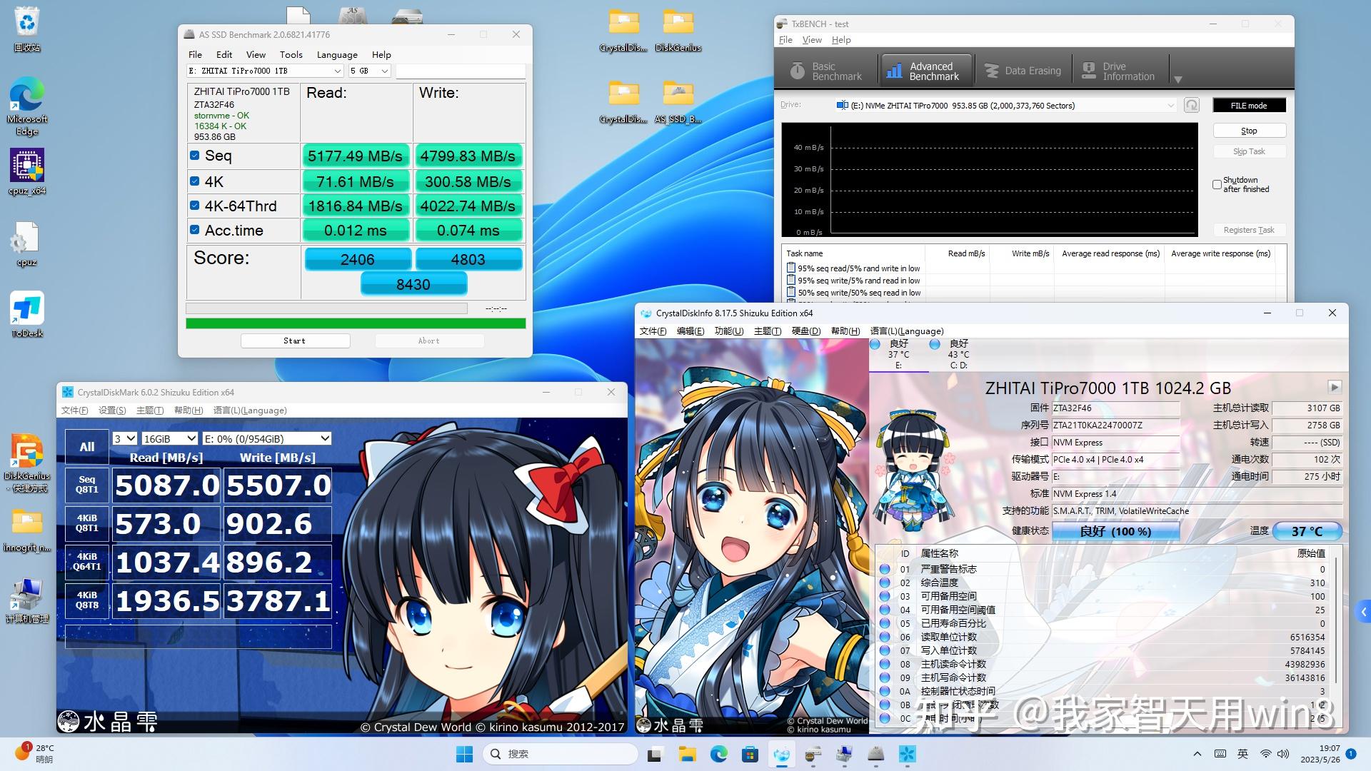 致钛（ZHITAI）TiPro7000 1T 拆解测试 - 知乎