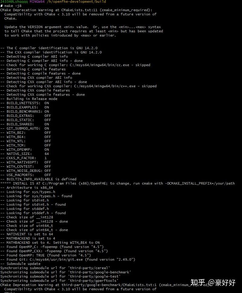 全同态加密开源库OpenFHE的Win11安装与Vscode配置 - 知乎