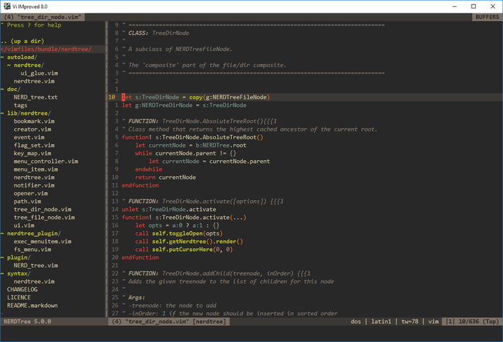 vim/gvim 安装nerdtree及使用方法 - 知乎